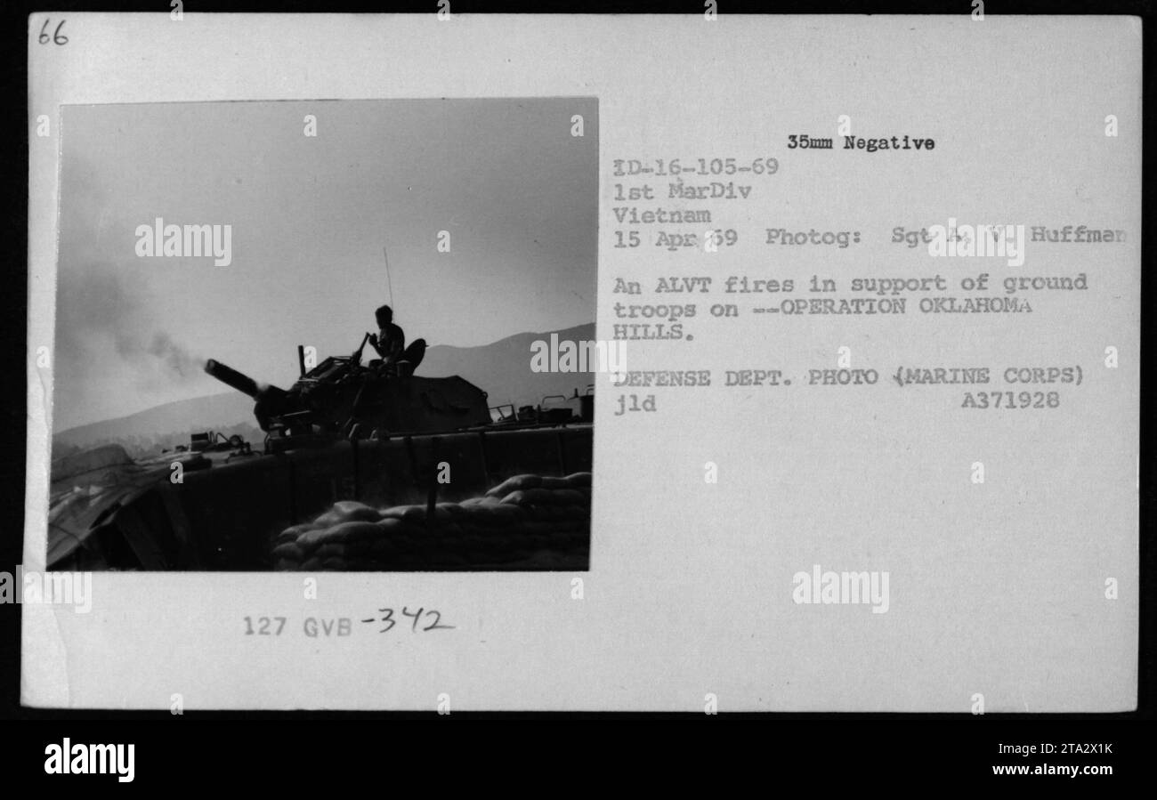 An amphibious assault vehicle (AAV), known as LVT (Landing Vehicle ...