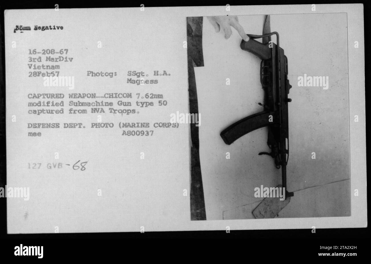 Chicom 7 62mm modified submachine gun hi-res stock photography and ...