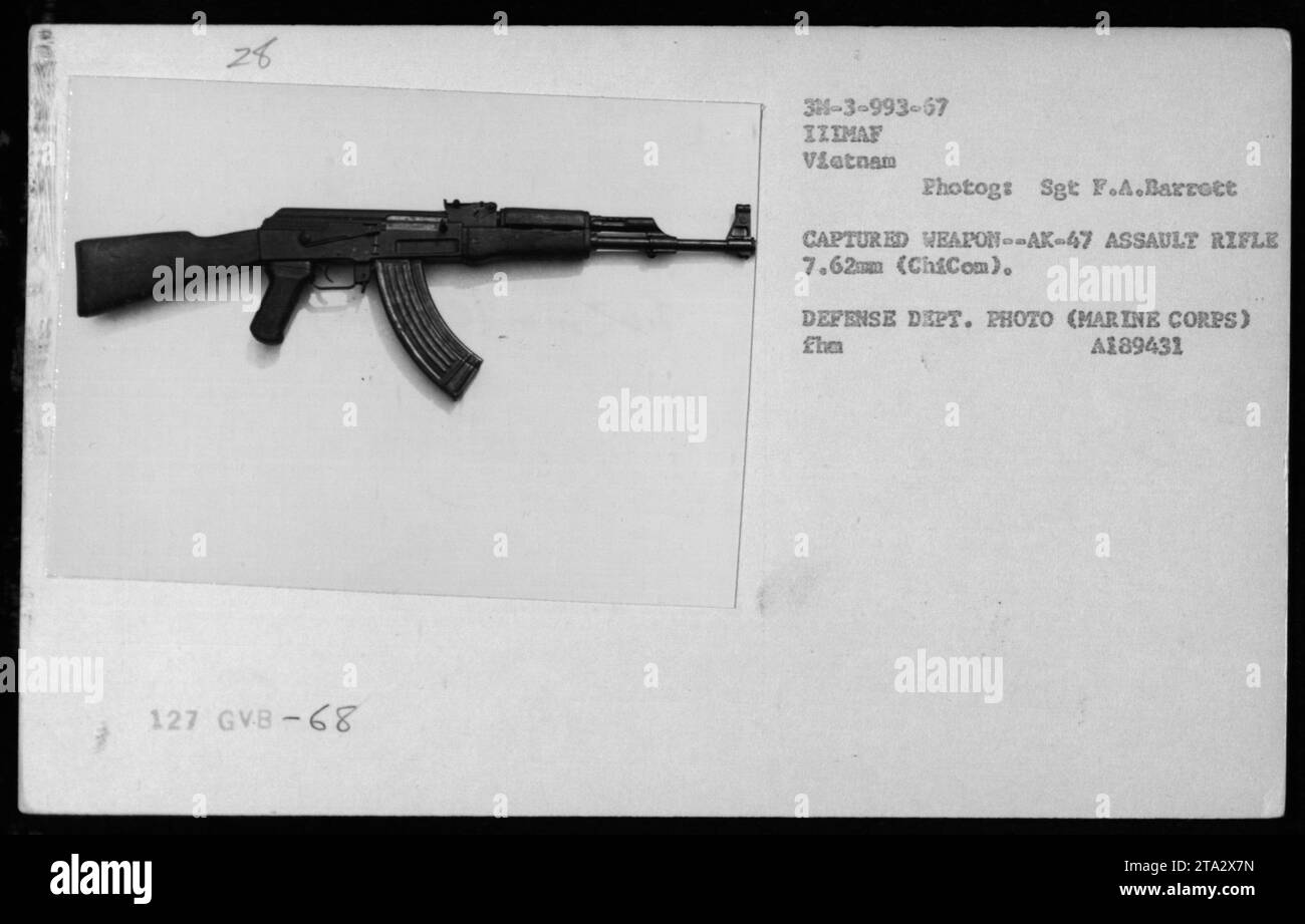 Marine Corps Sgt F.A. Barrott captured this photo in 1967 during the ...