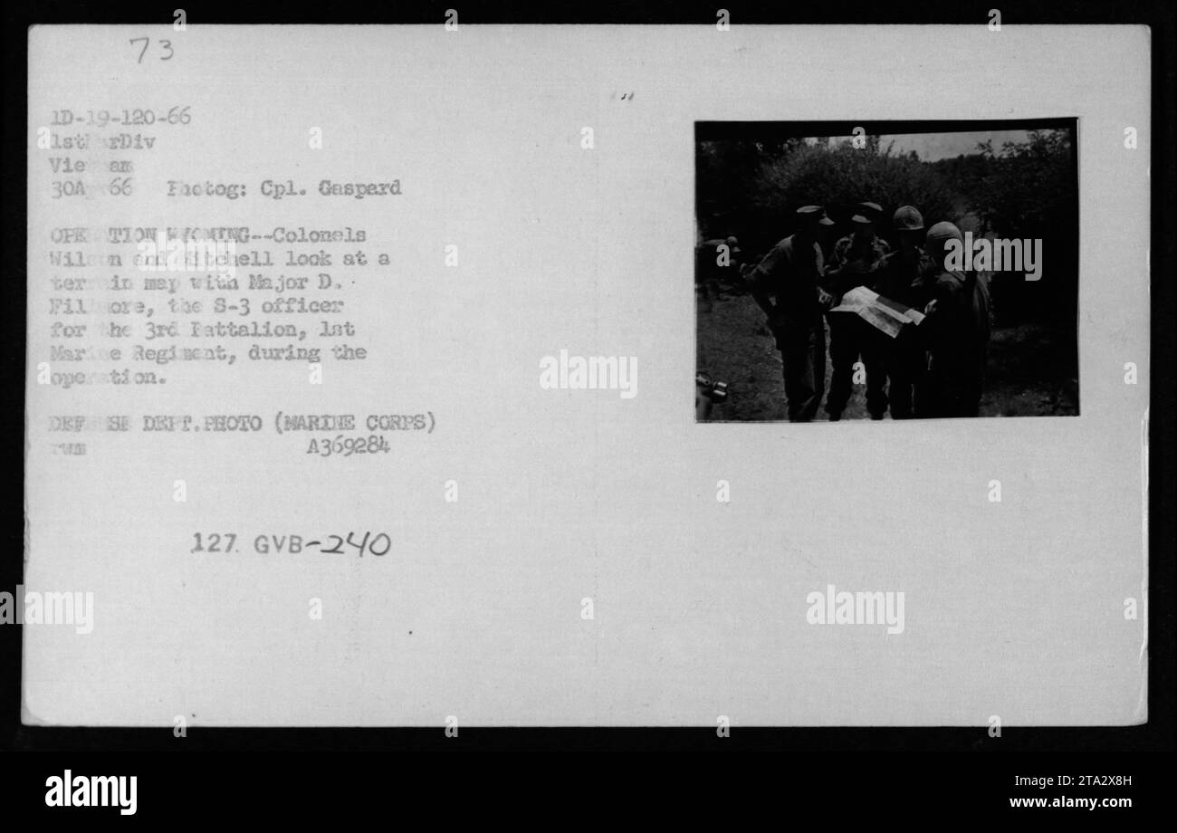 Colonels Wilson and Mitchell, along with Major D. Filmore, the 8-3 ...