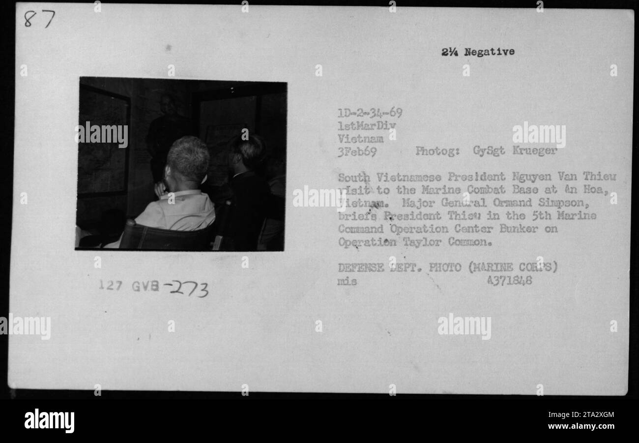 Vietnam war command center Black and White Stock Photos & Images - Alamy