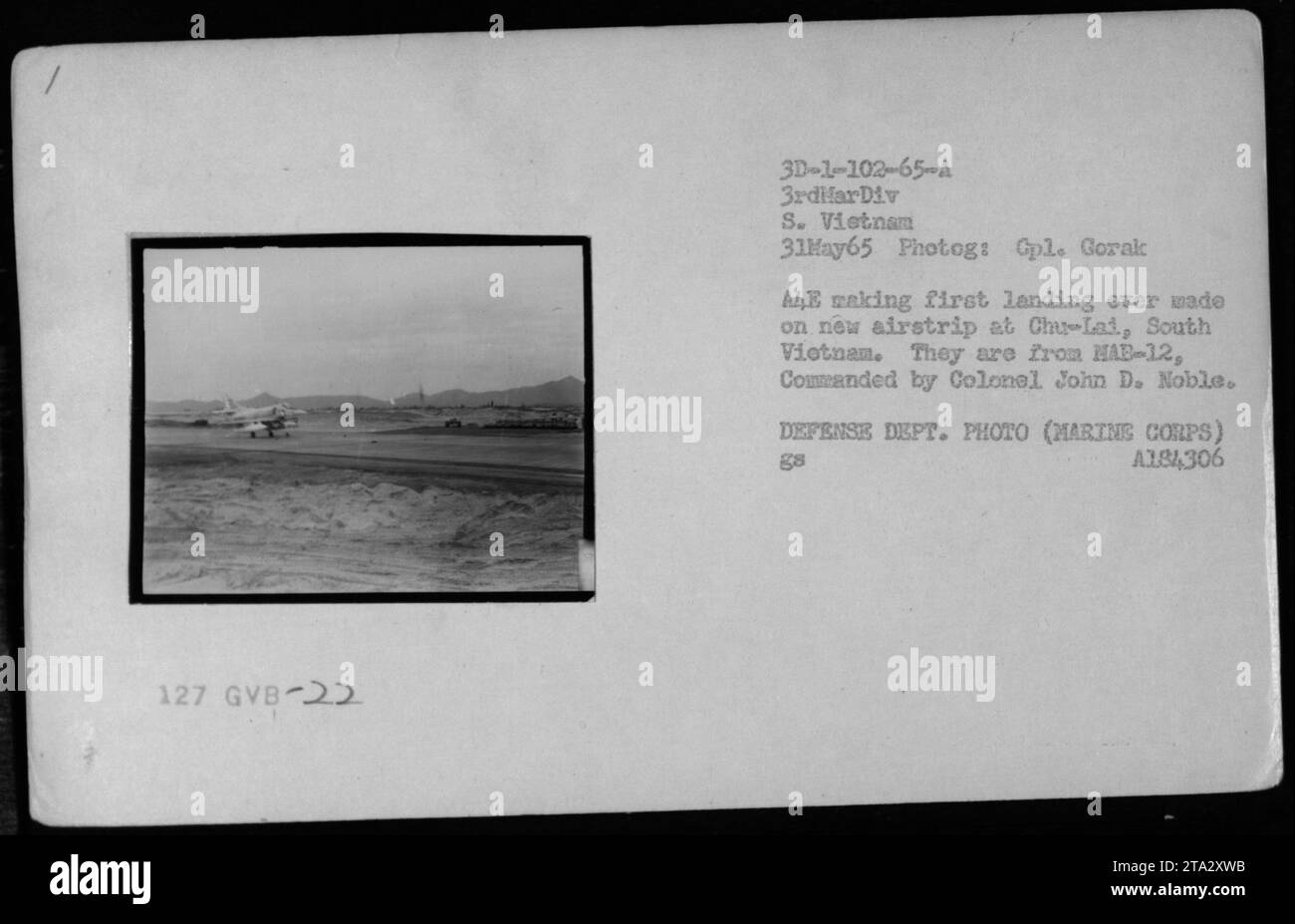 Colonel john d noble hi-res stock photography and images - Alamy