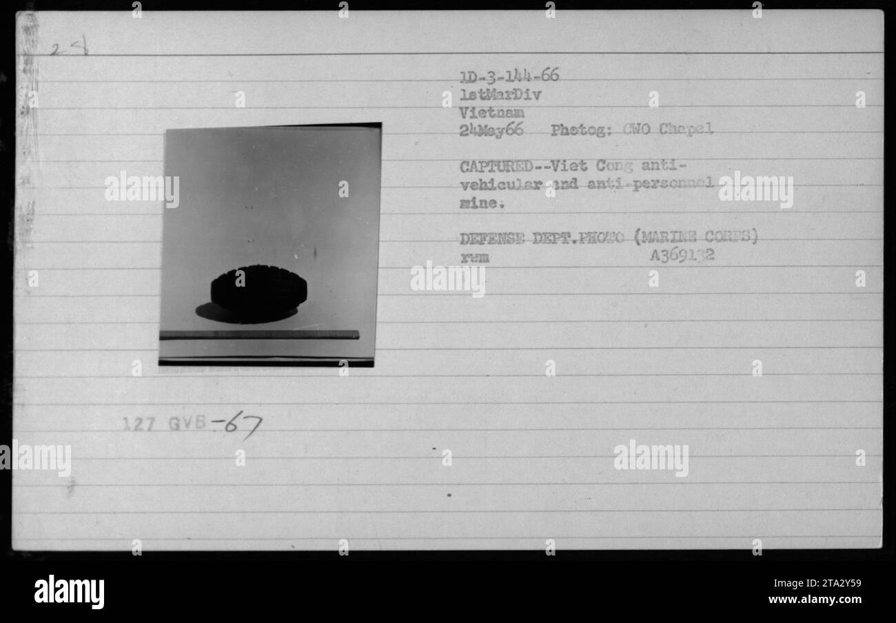 Anti personnel mine Black and White Stock Photos & Images - Alamy