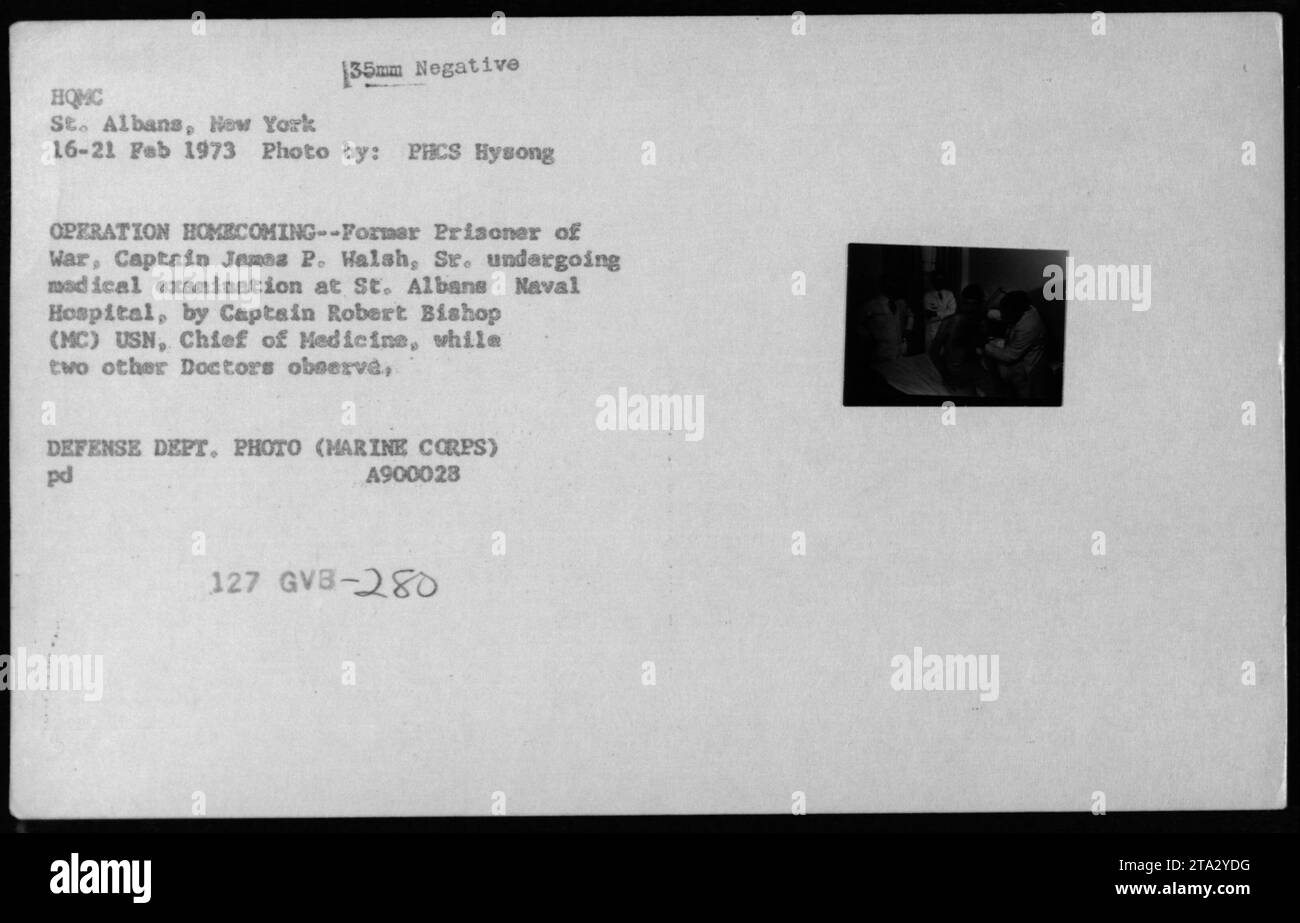 "Operation Homecoming - Former US Marine POW, Captain James P. Walsh ...