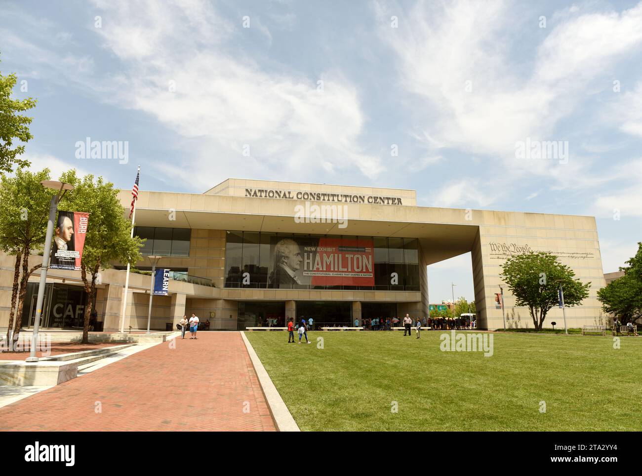 Independence hall constitution sign hi-res stock photography and images ...