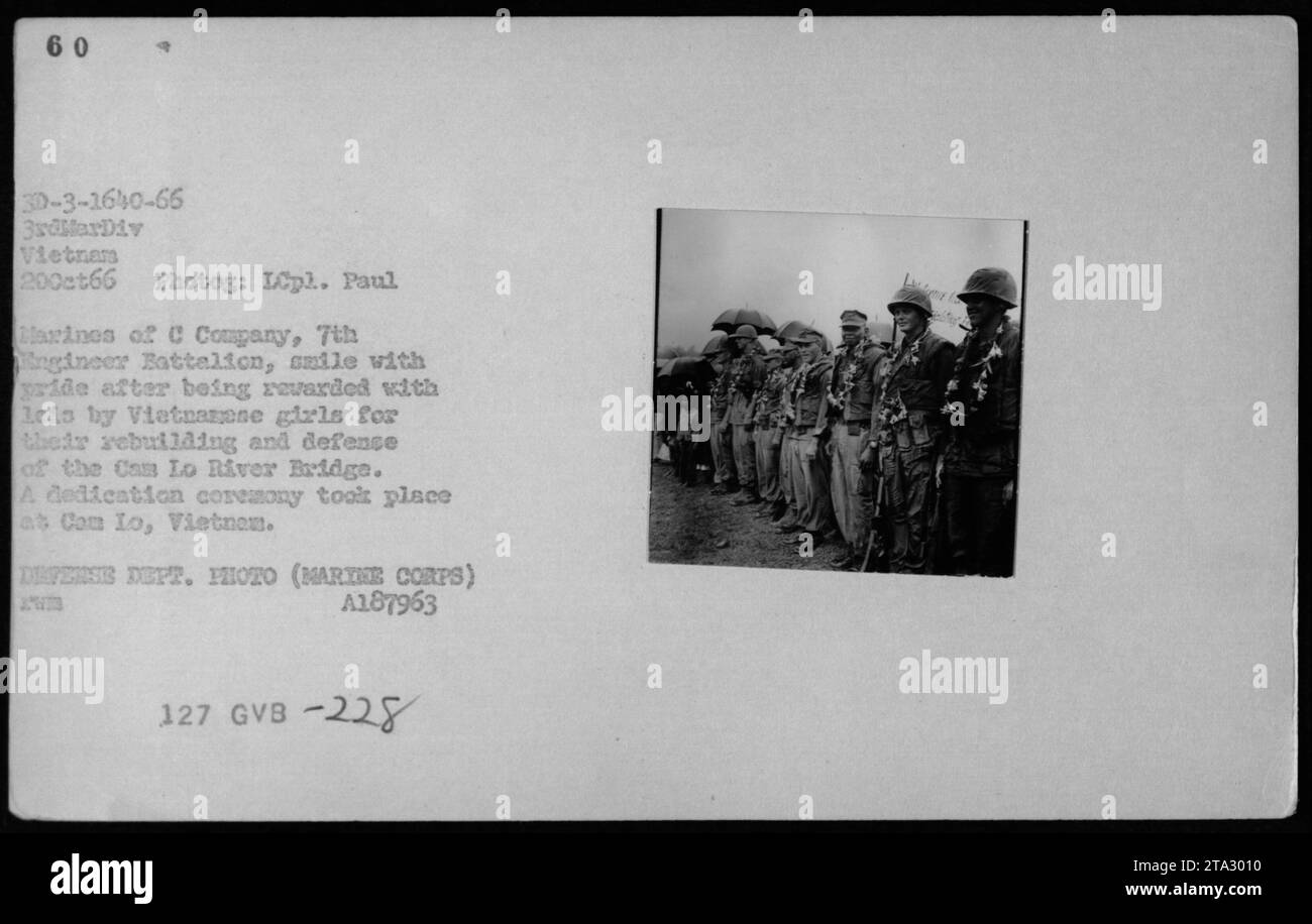 American soldiers from C Company, 7th Engineer Battalion, smile as ...