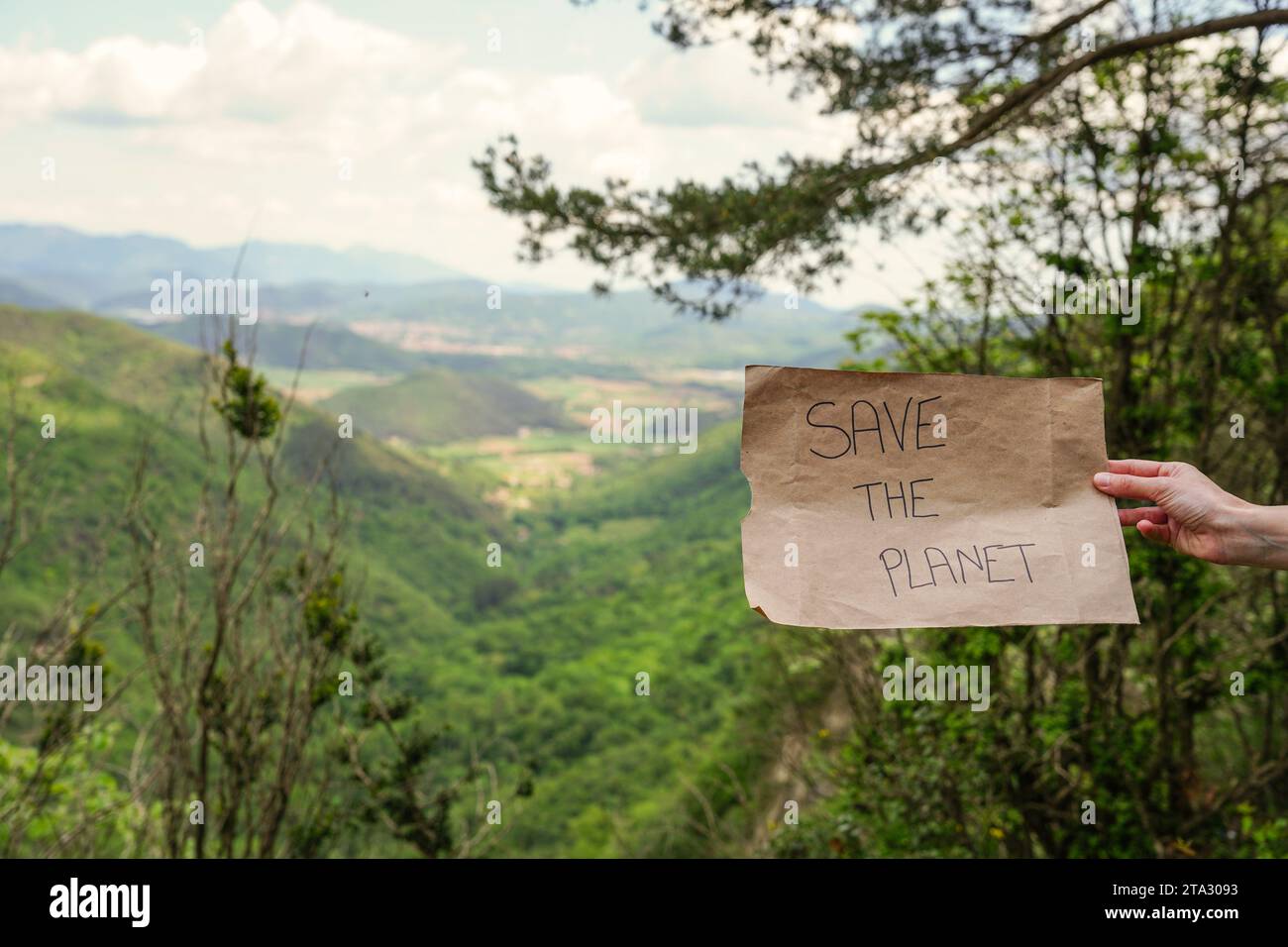 a cartel of nature conservation with the ecological message of save the ...