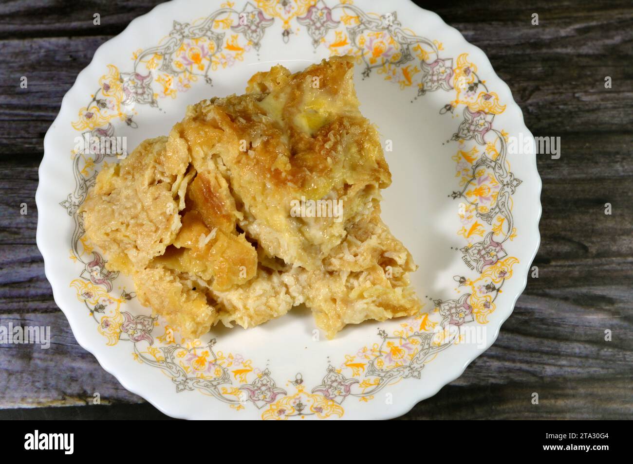 Traditional Arabic Egyptian Eastern dessert cuisine called Om Ali ...