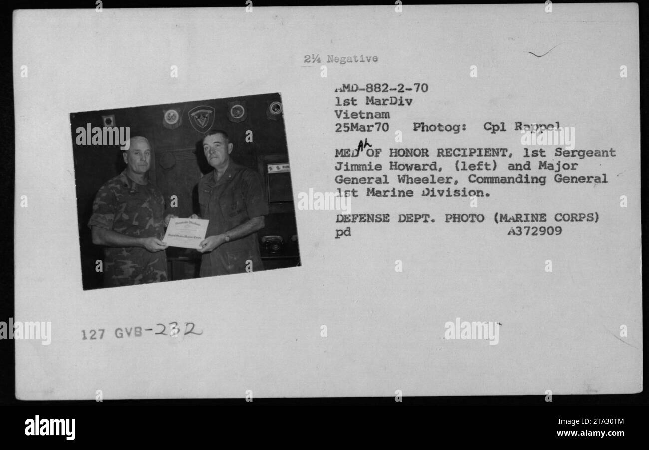 1st sergeant jimmie howard hi-res stock photography and images - Alamy