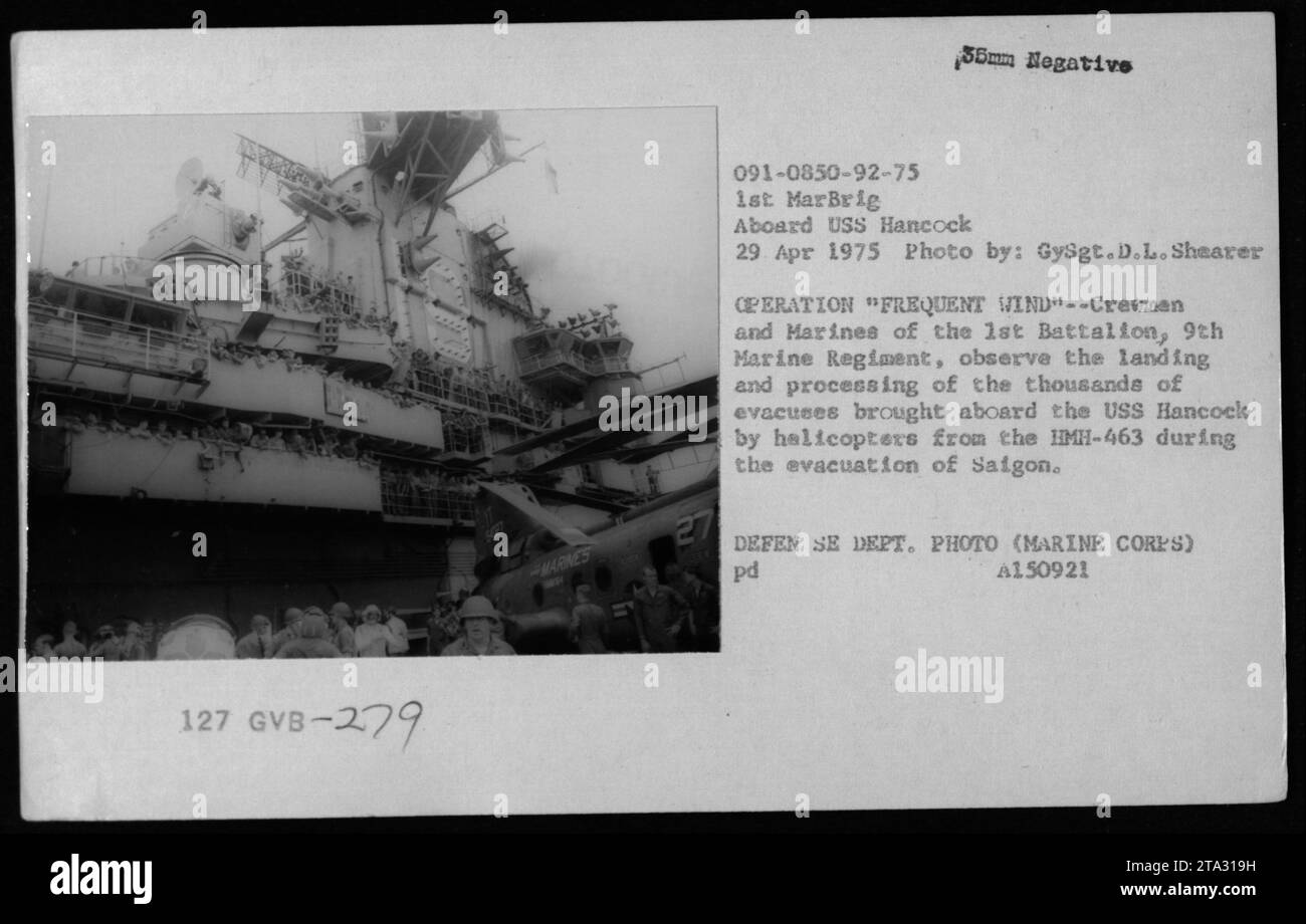 Marines on uss hancock hi-res stock photography and images - Alamy