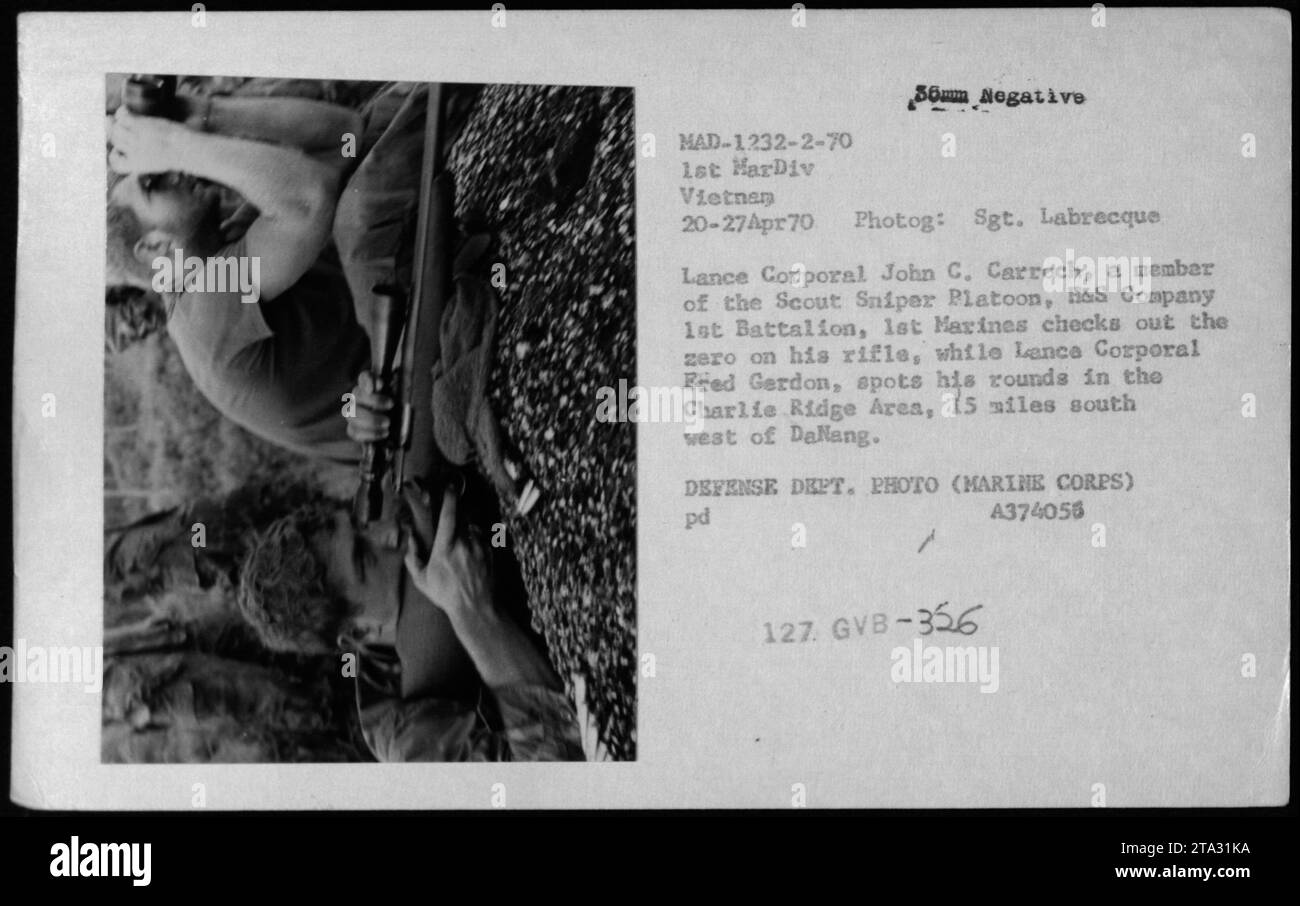 Lance corporal fred gerdon hi-res stock photography and images - Alamy