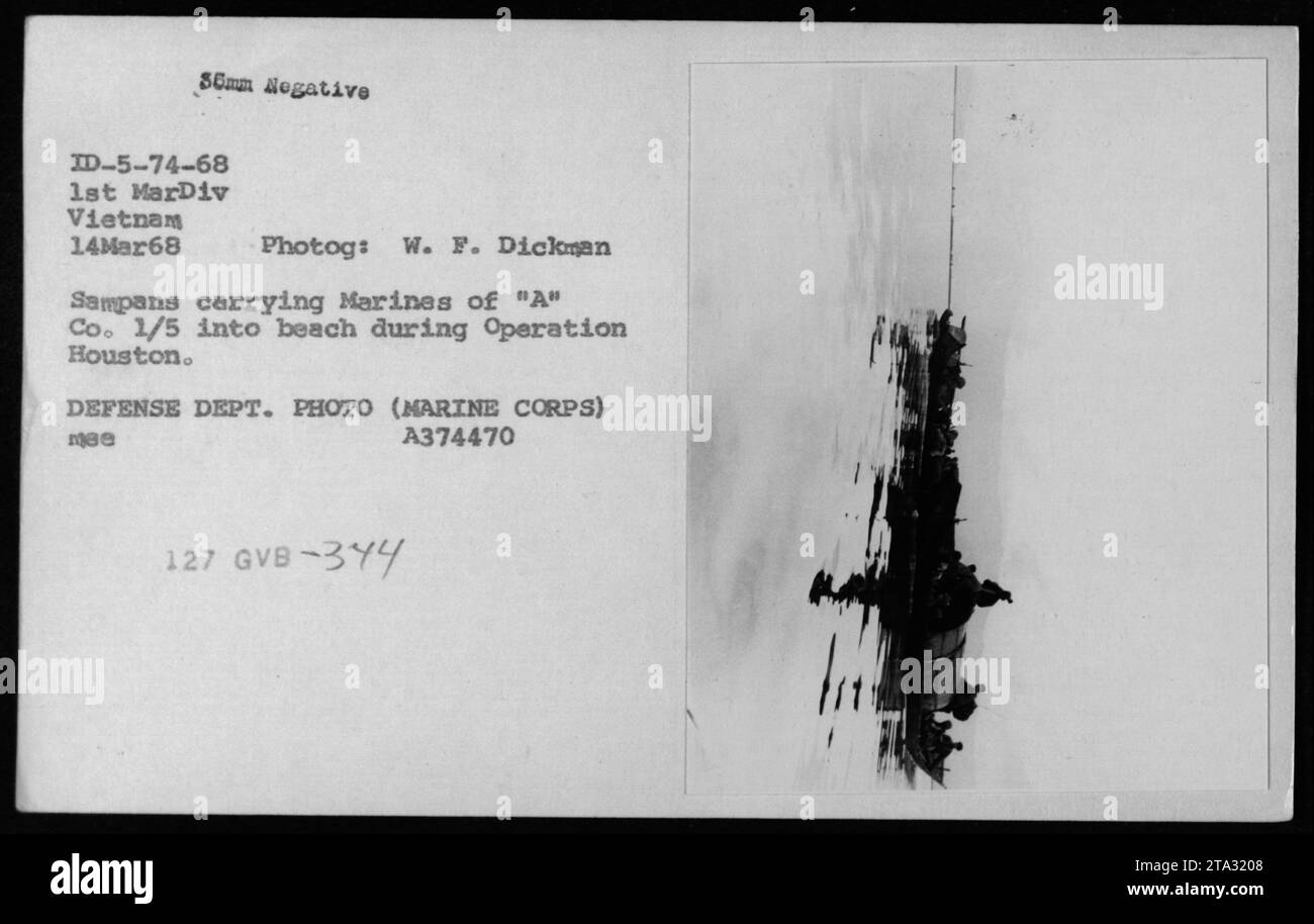 Marines from "A" Company 1/5 are pictured being transported to the ...