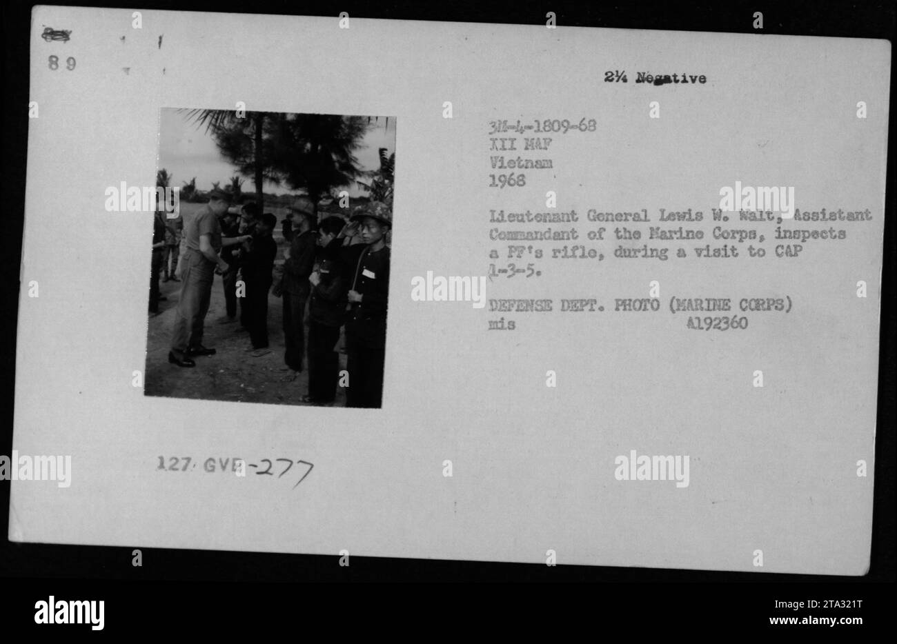 Lt gen walt visit hi-res stock photography and images - Alamy