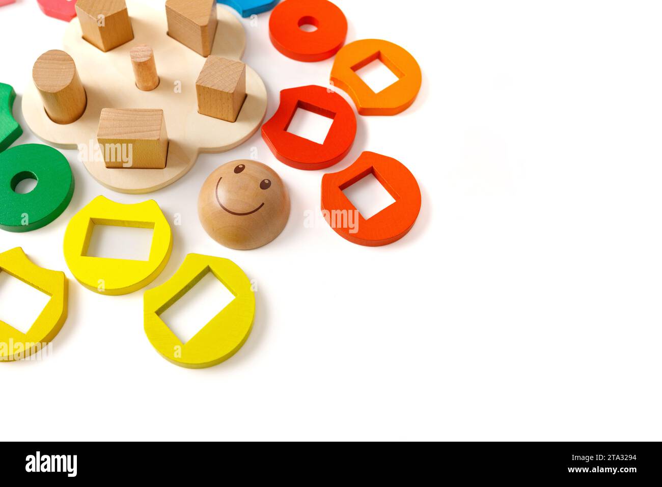 Wooden puzzle toy that develops logic and fine motor skills for ...