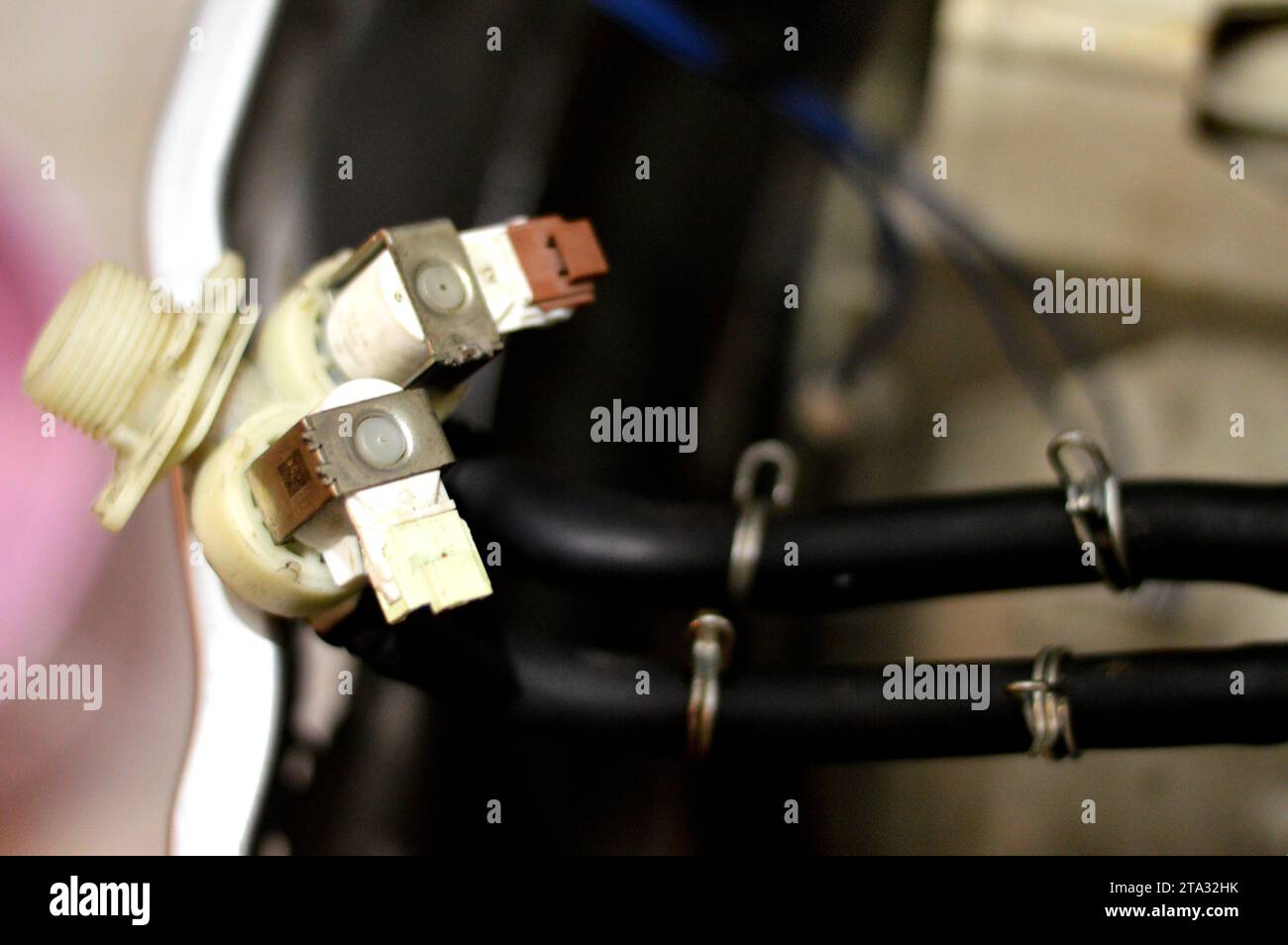 Inlet water valve of automatic electric washing machine that need to be ...