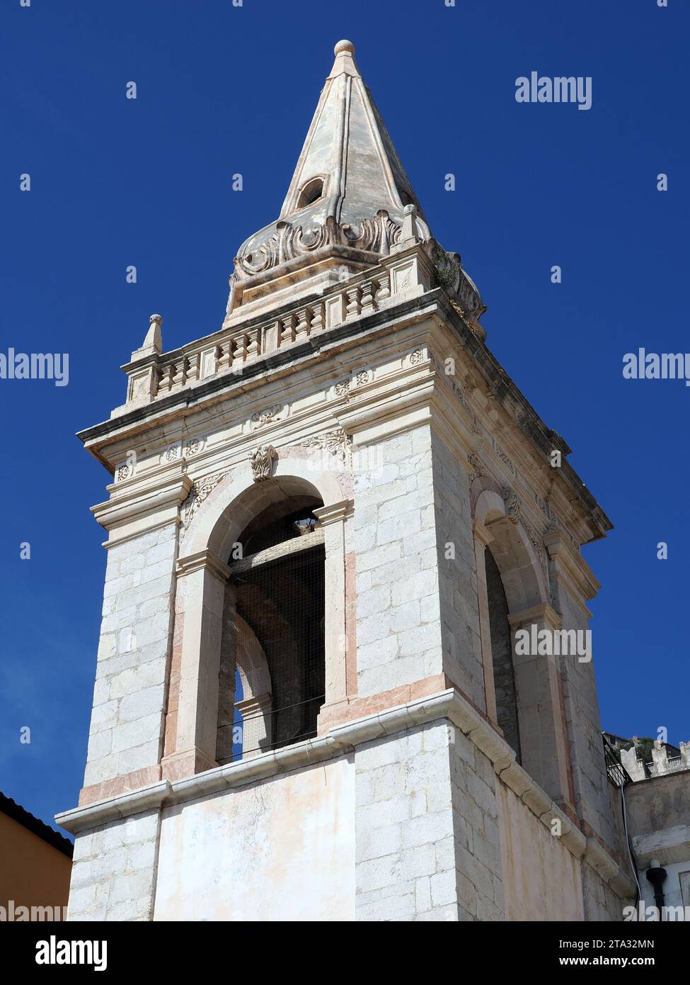 bell tower, Chiesa di San Giuseppe, Church of Saint Joseph, Taormina ...