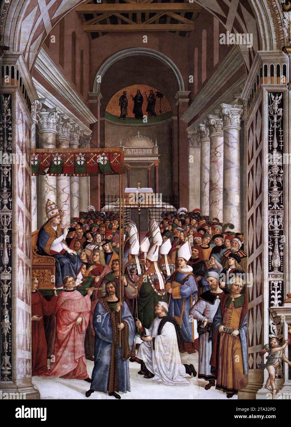 No. 7: The Coronation of Enea Silvio Piccolomini as Pope Pius II ...
