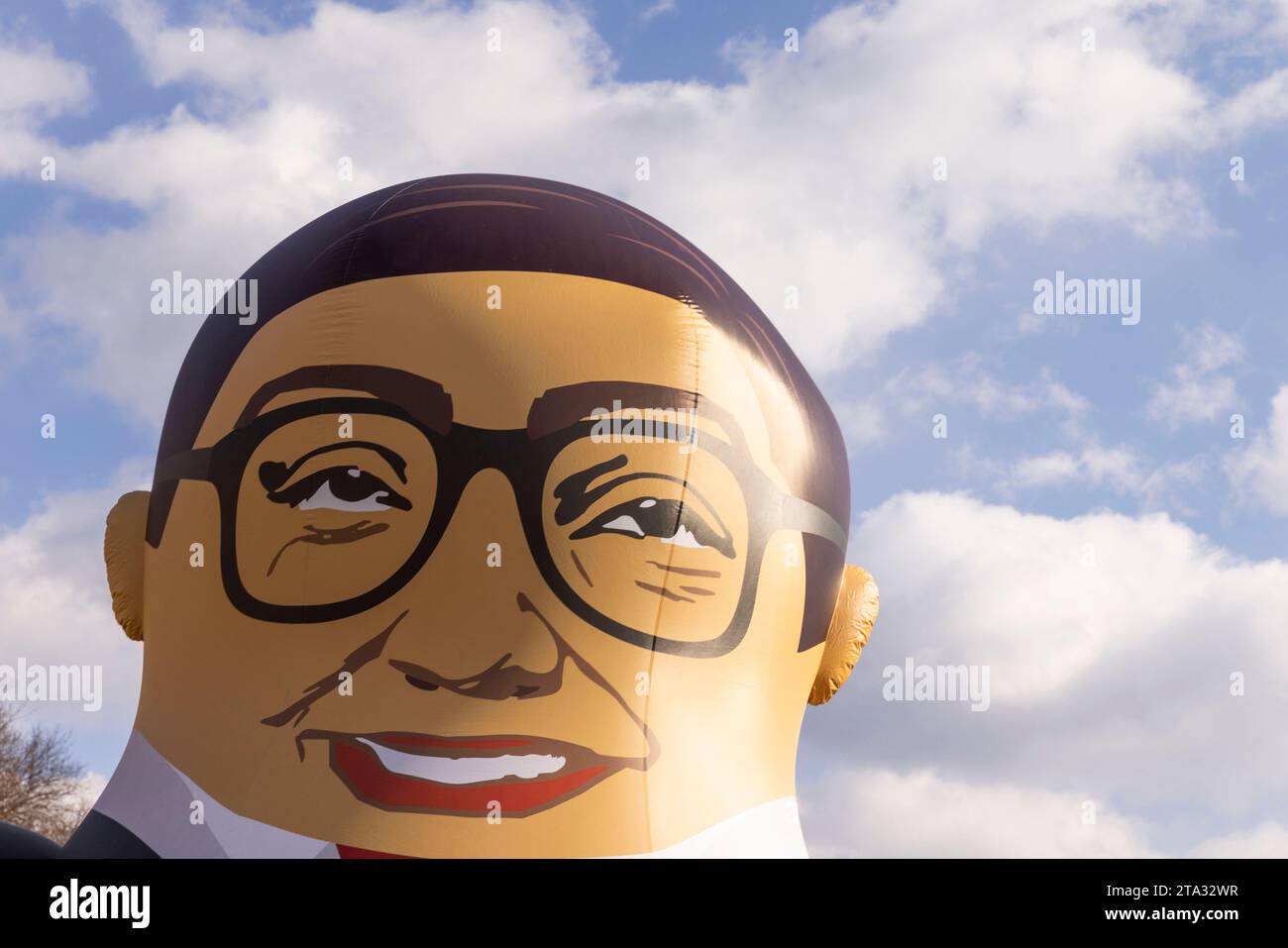 Washington, United States. 28th Nov, 2023. A balloon of Rep. George ...