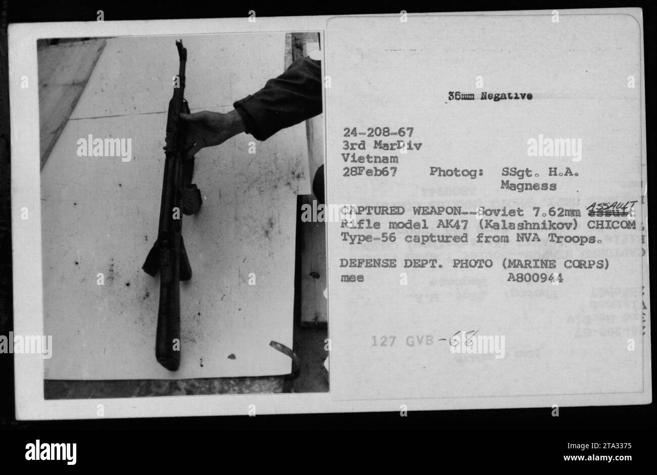 Type 56 rifle Black and White Stock Photos & Images - Alamy