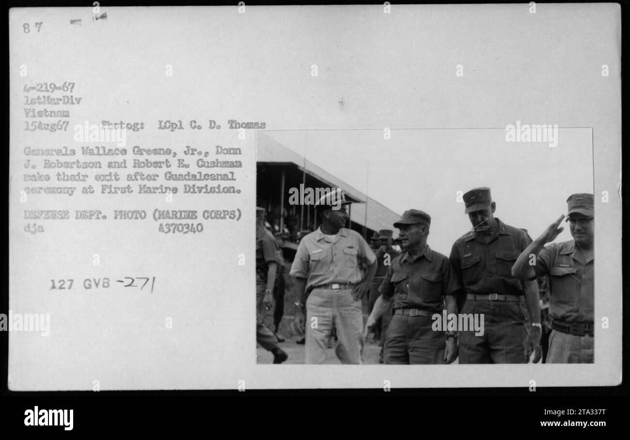 Vietnam war generals Black and White Stock Photos & Images - Alamy