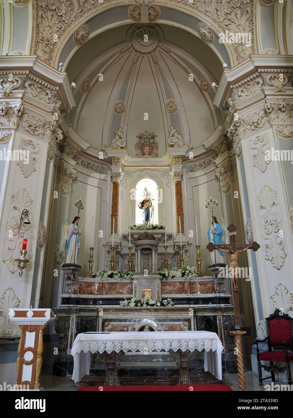 altar, Chiesa di San Giuseppe, Church of Saint Joseph, Taormina ...