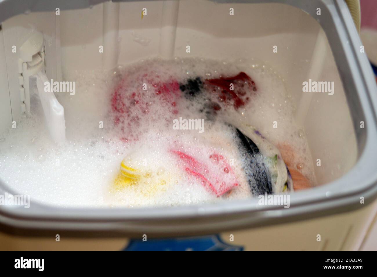 manual top load washing machine, laundry clothes washer, a home ...