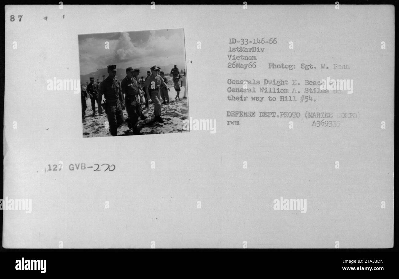 US military officers, including President Lyndon Johnson and Colonel P ...