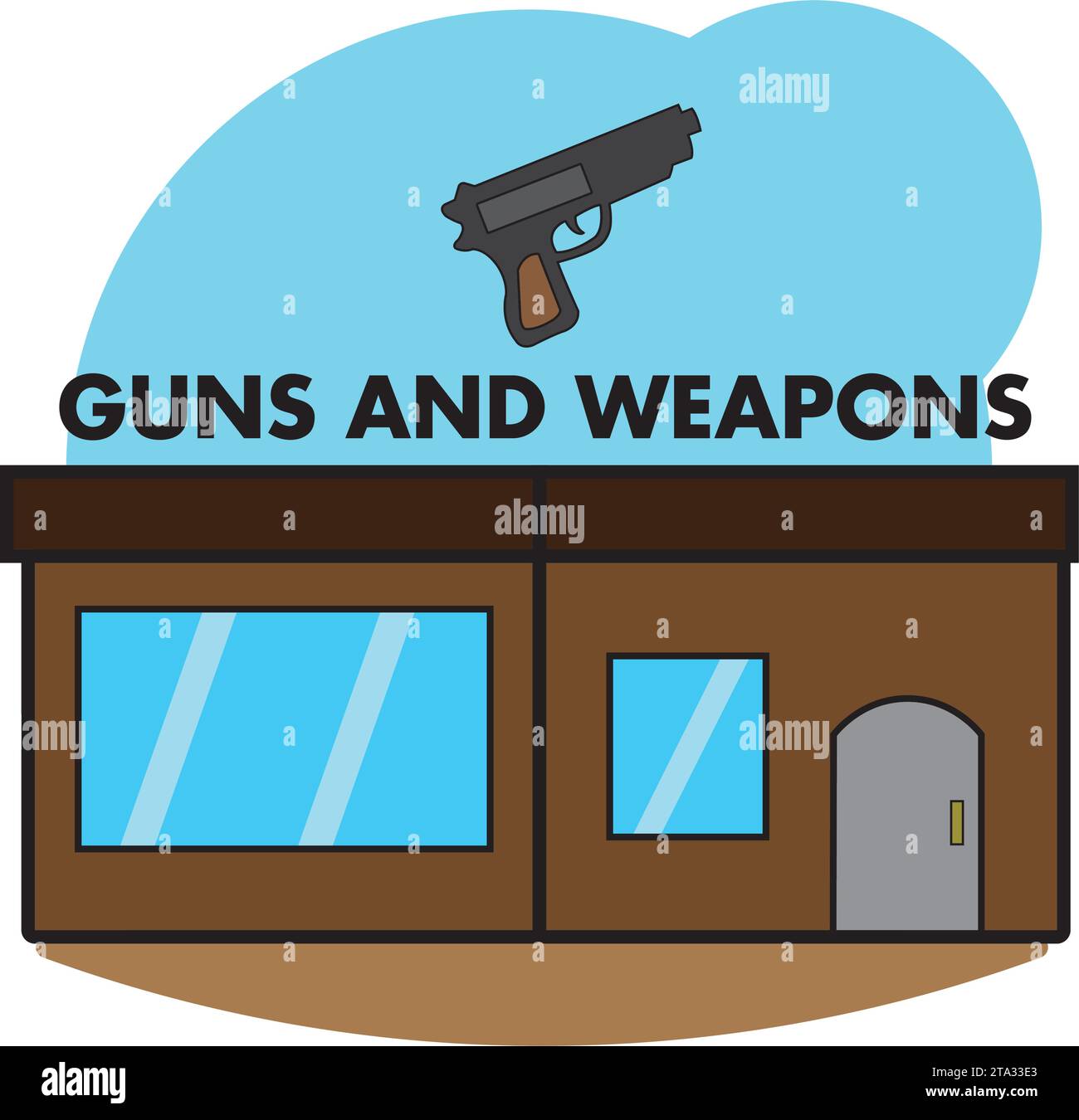 Commercial guns Stock Vector Images - Alamy