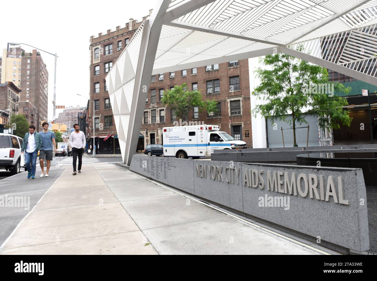 New york city aids memorial hi-res stock photography and images - Alamy