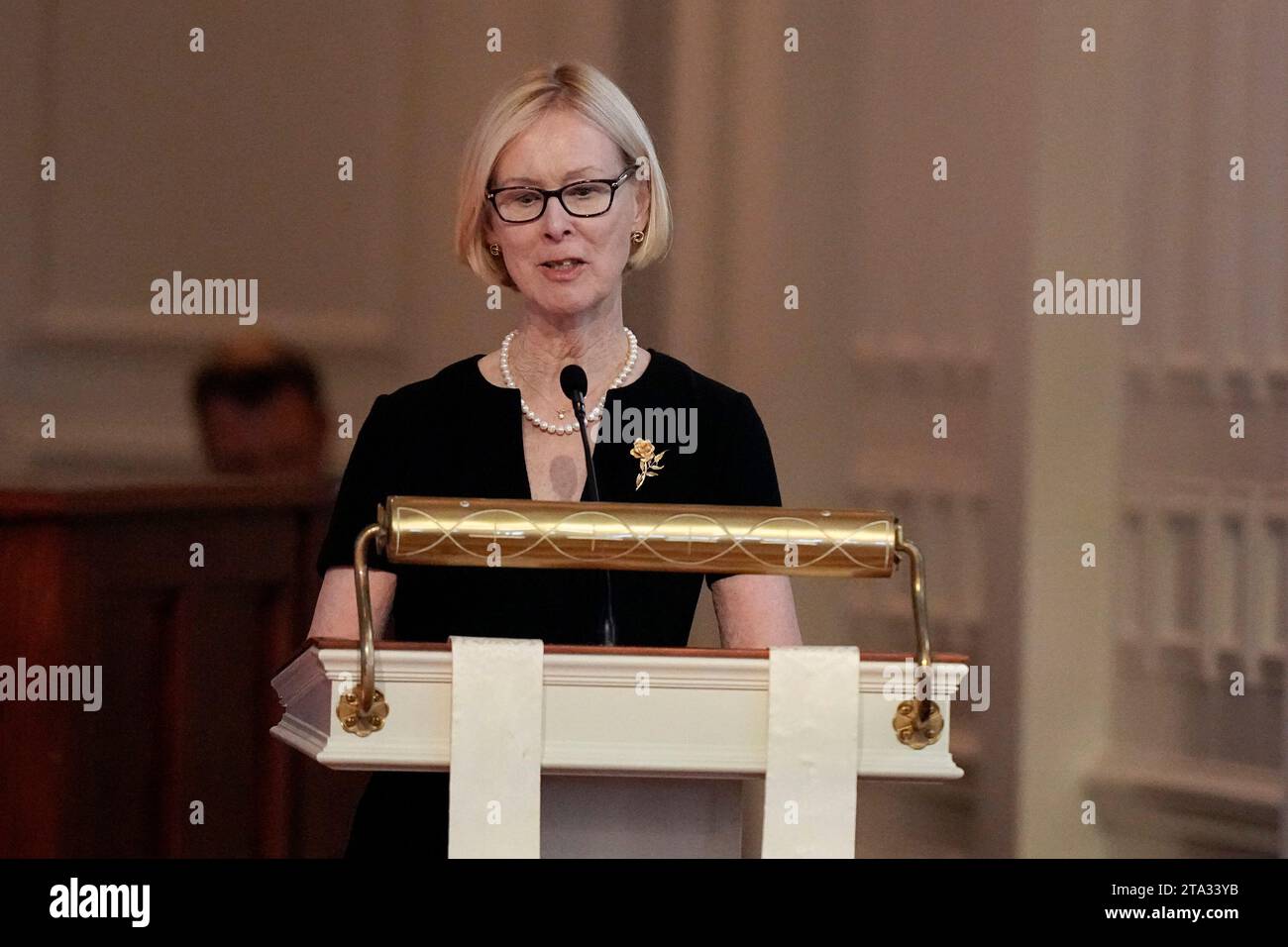 Kathryn Cade speaks at a tribute service for former first lady Rosalynn ...