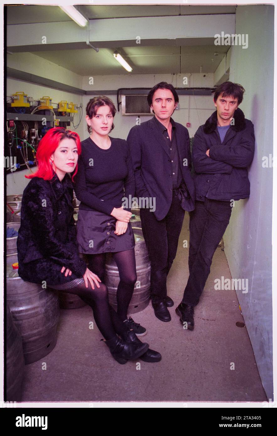 The British band Lush (L-R: Miki Berenyi, Emma Anderson, Steve Rippon ...