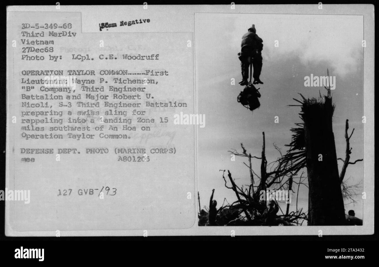 1. First Lieutenant Wayne P. Tichenson and Major Robert U. Nicoli ...