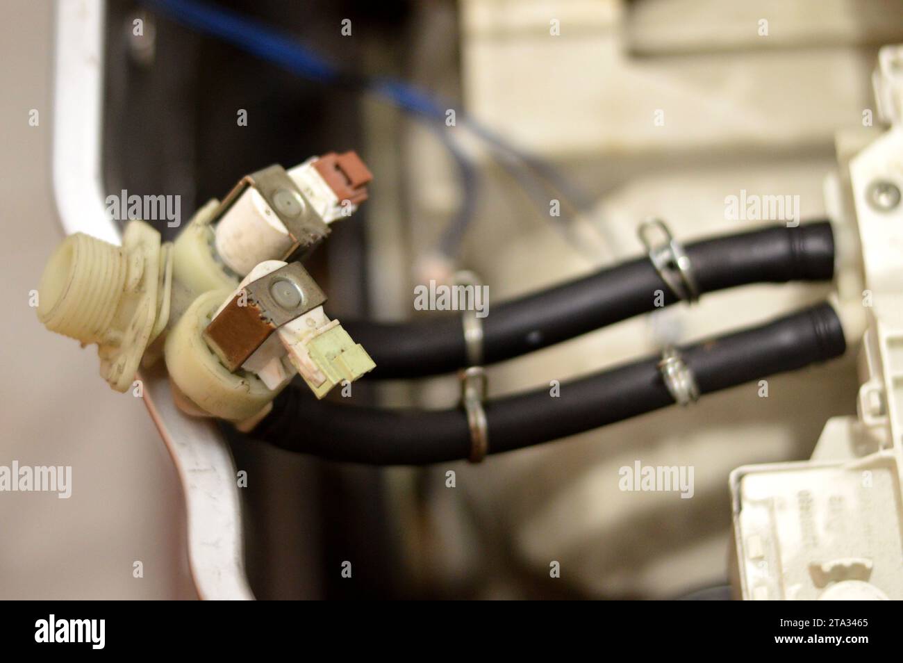 Inlet water valve of automatic electric washing machine that need to be ...