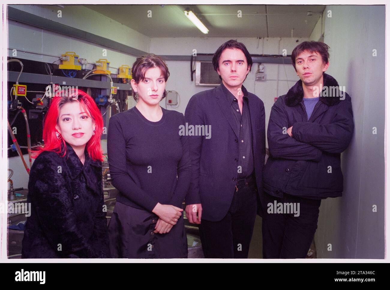 The British band Lush (L-R: Miki Berenyi, Emma Anderson, Steve Rippon ...