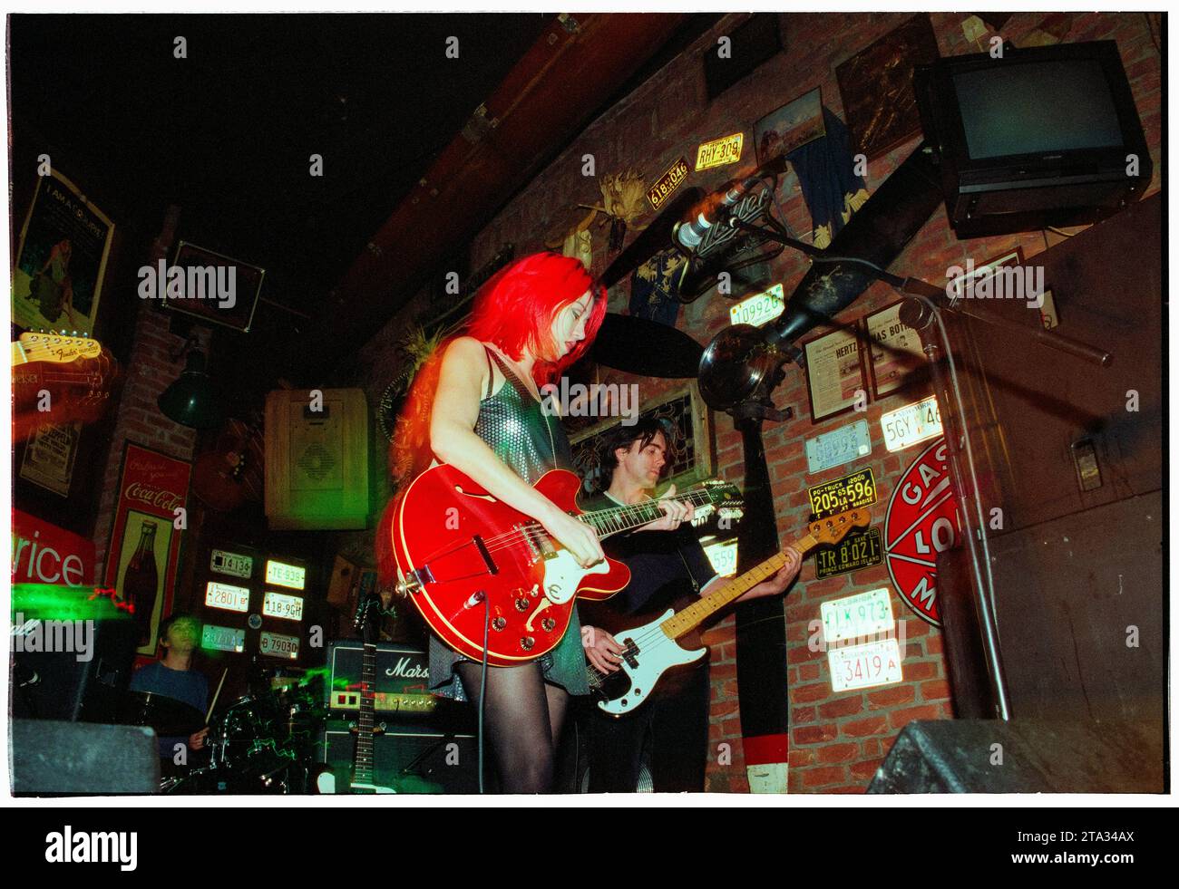 Miki Berenyi of the British band Lush playing live at Gassy Jacks Pub ...