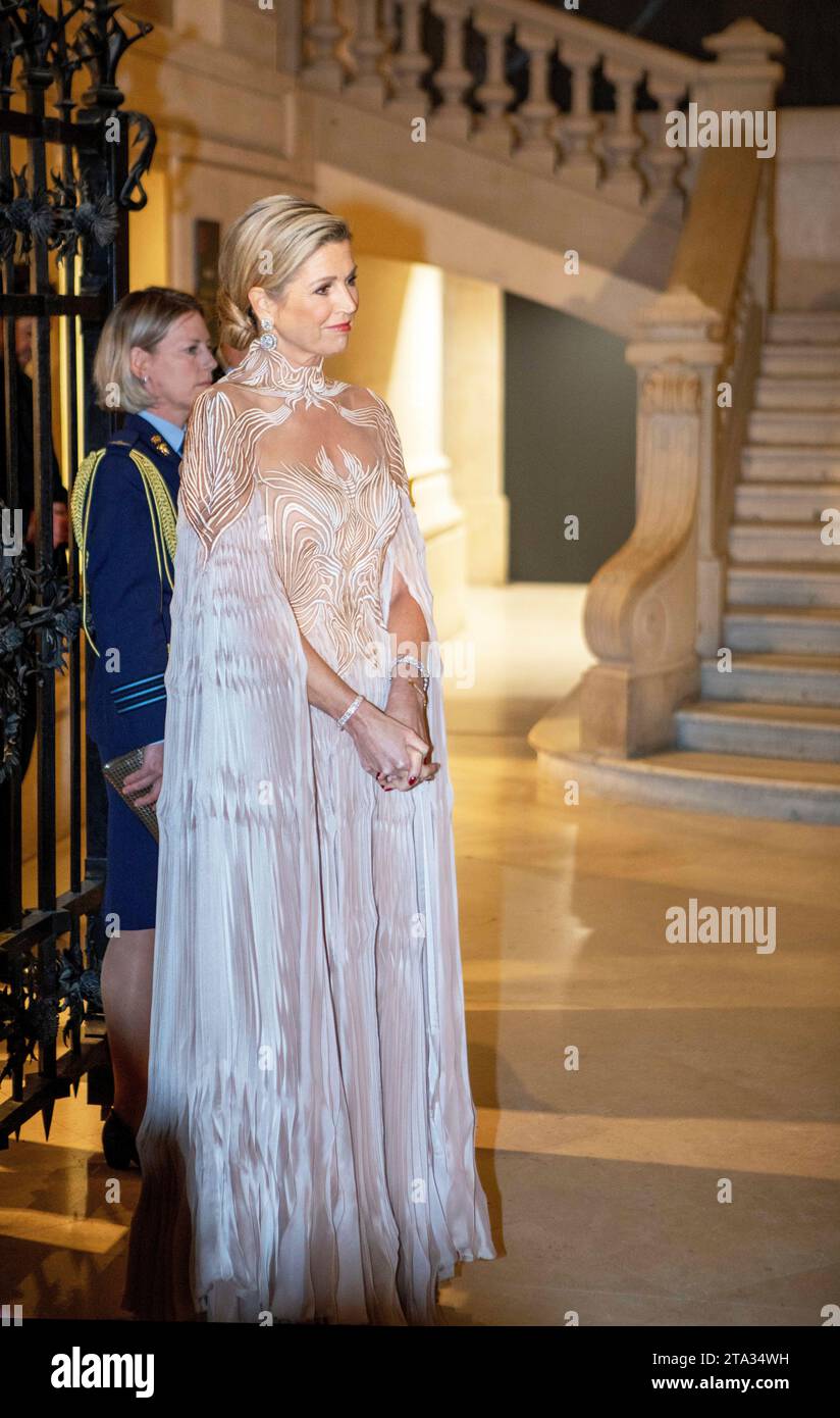 Paris, Frankreich. 28th Nov, 2023. Queen Maxima of The Netherlands at the Musee des Arts ...