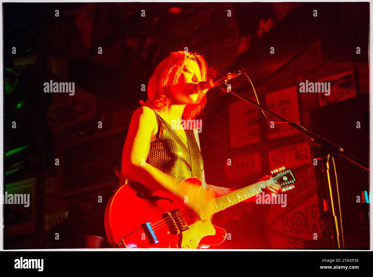 Miki Berenyi of the British band Lush playing live at Gassy Jacks Pub ...