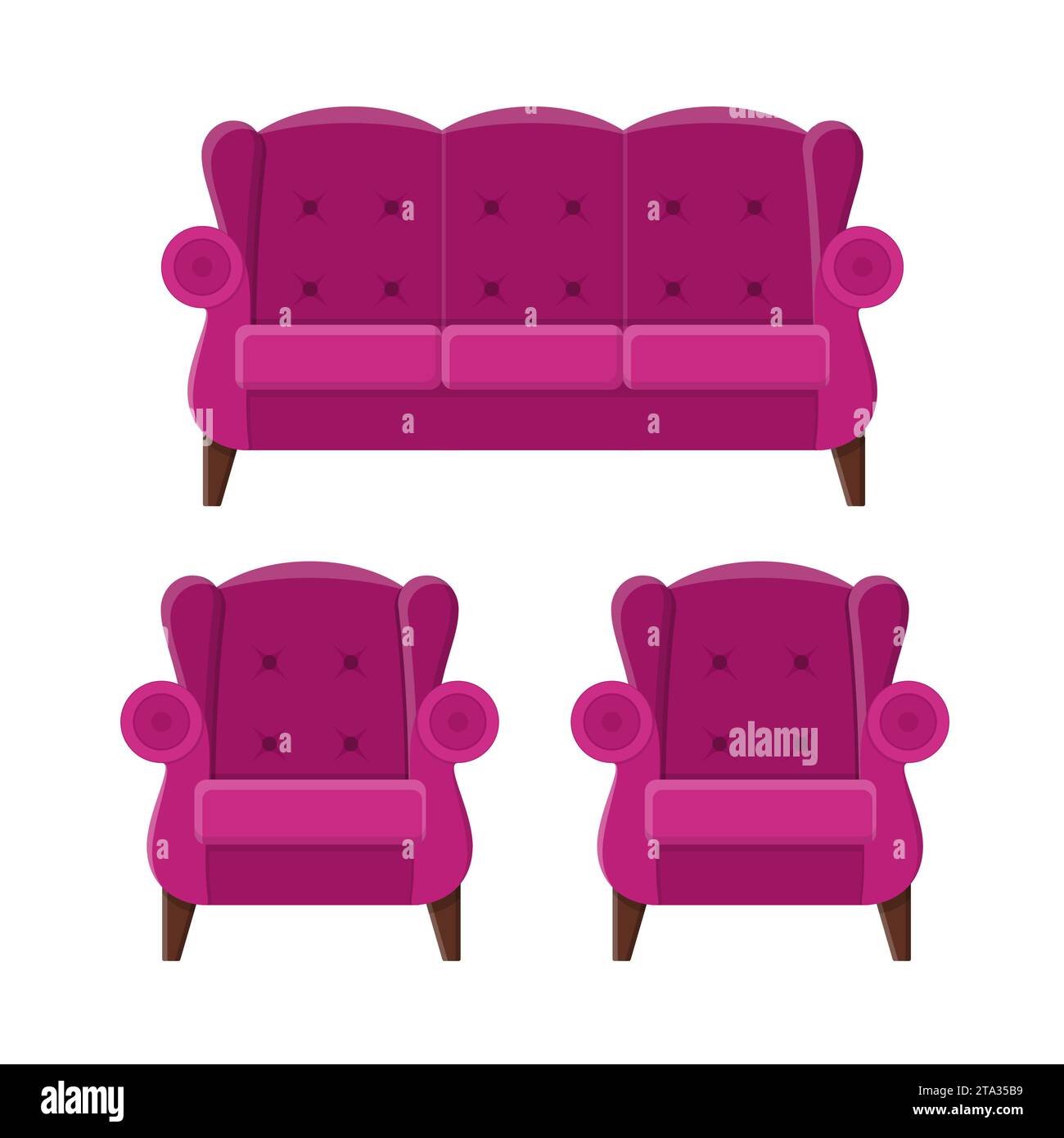 Loft style living room Cut Out Stock Images & Pictures - Alamy