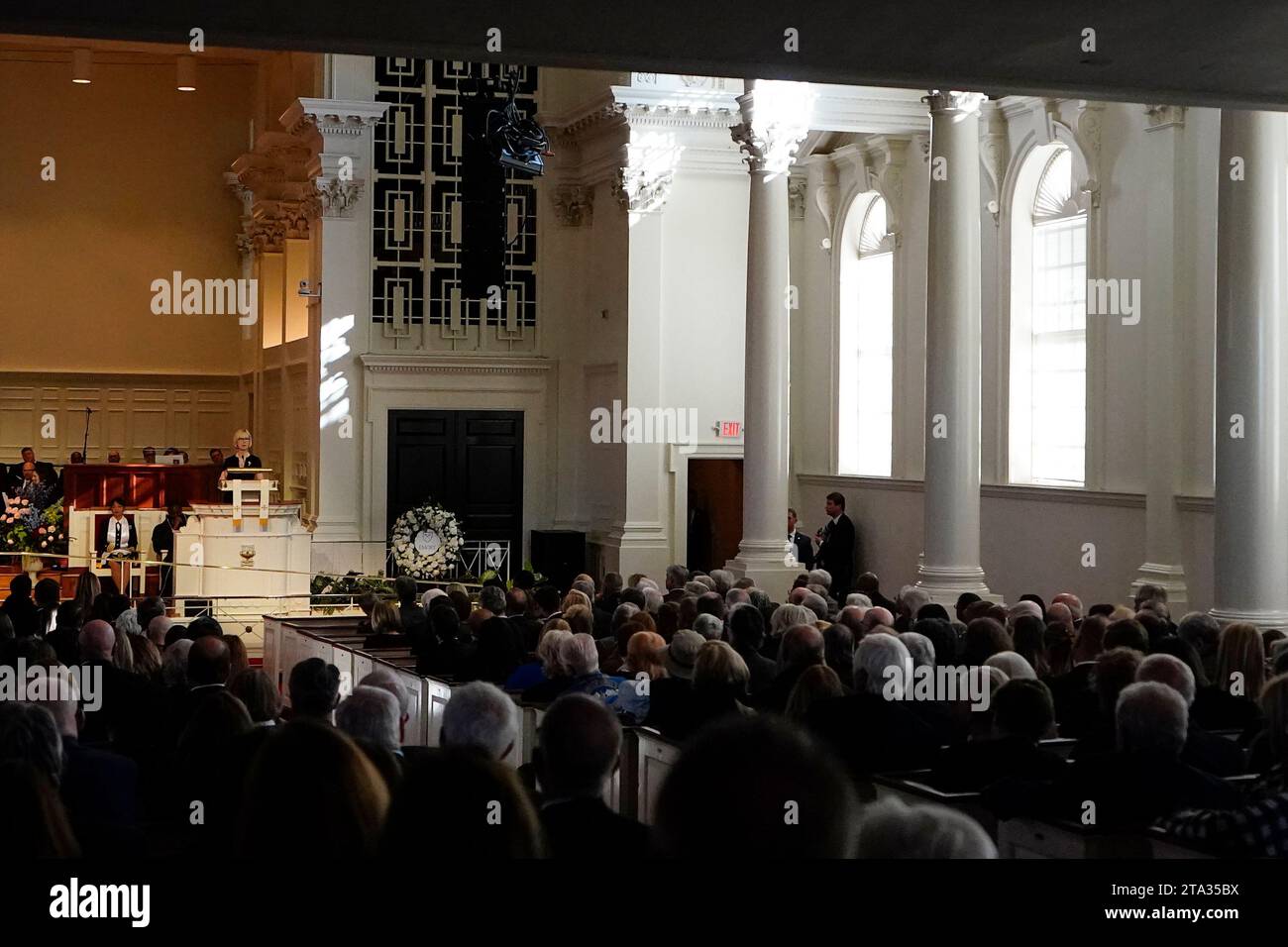 Kathryn Cade speaks at a tribute service for former first lady Rosalynn ...