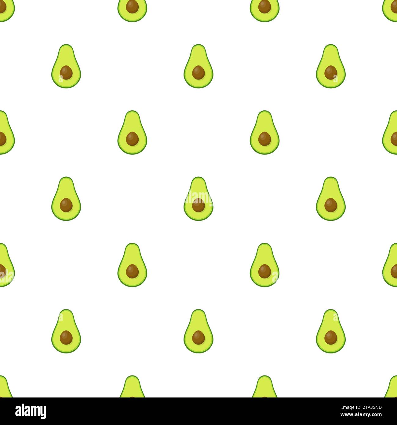 Half avocado raw fruits Stock Vector Images - Alamy