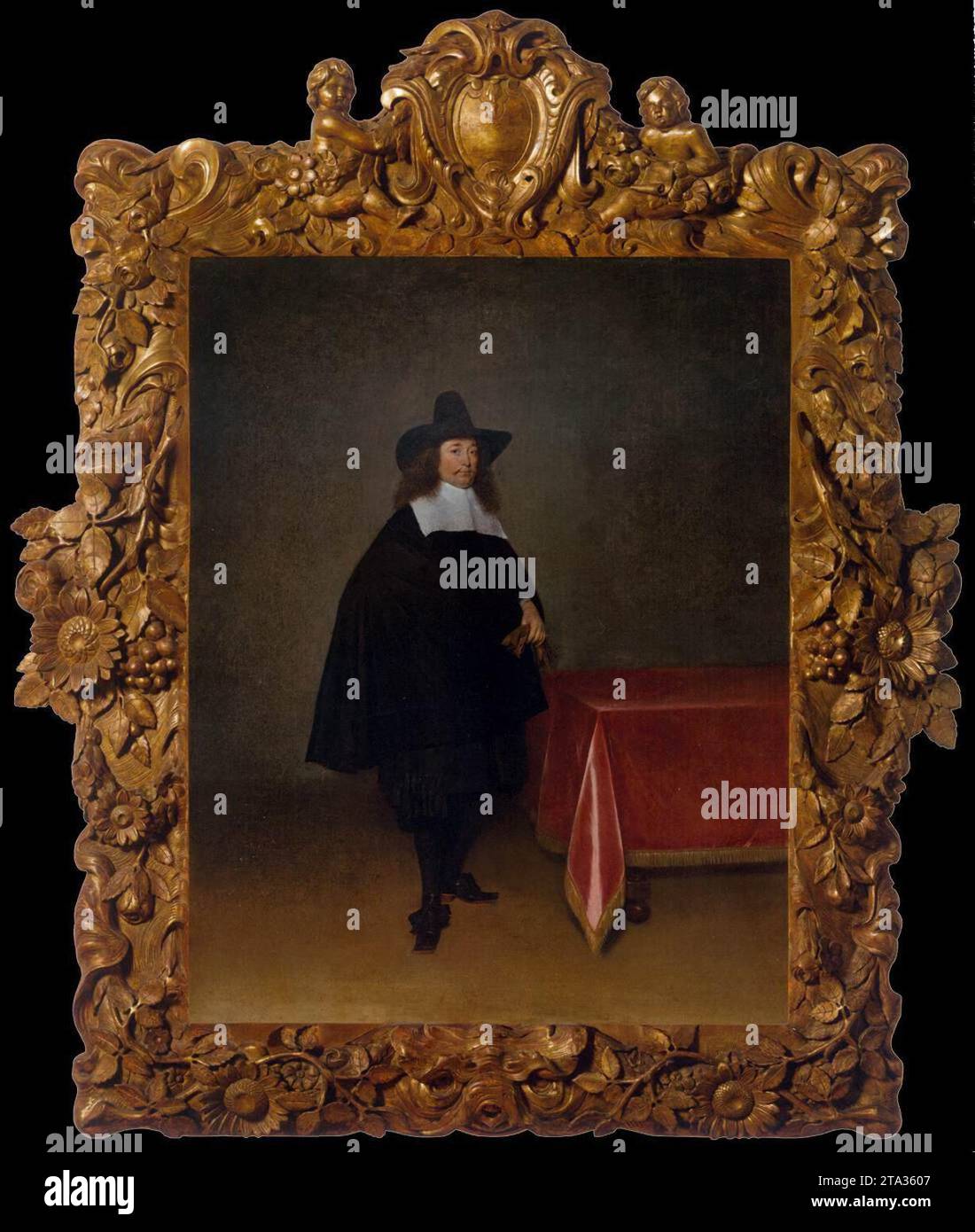 Portrait of Willem Marienburg II 1660-62 by Gerard Terborch Stock Photo ...