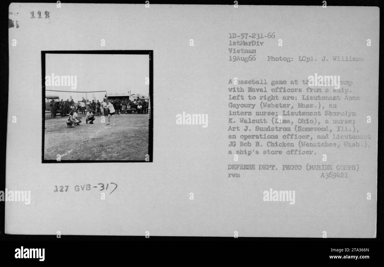 On August 19, 1966, Naval officers and medical staff, including Lt ...