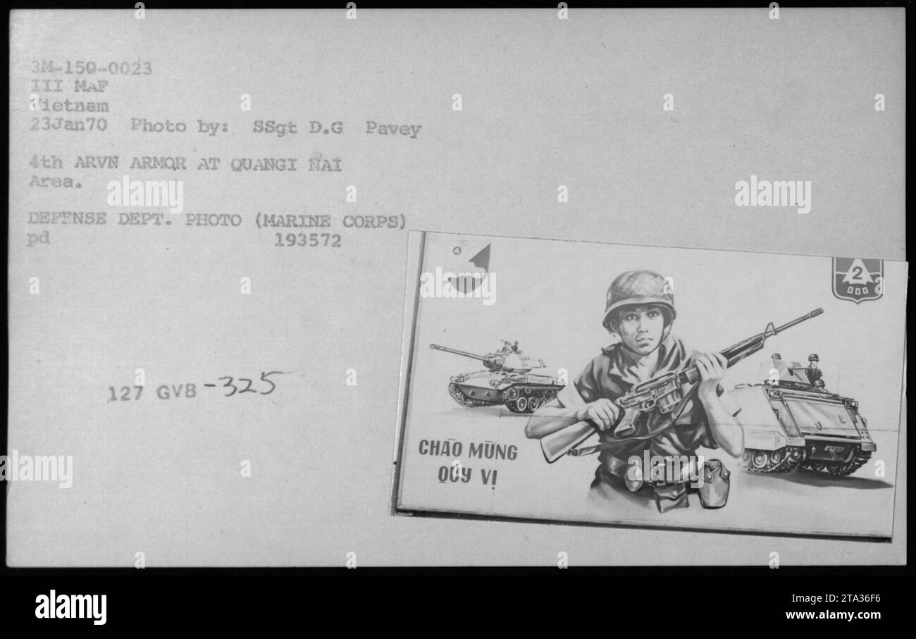 In this January 23, 1970 photograph taken by SSgt D.G Pavey, we can see ...