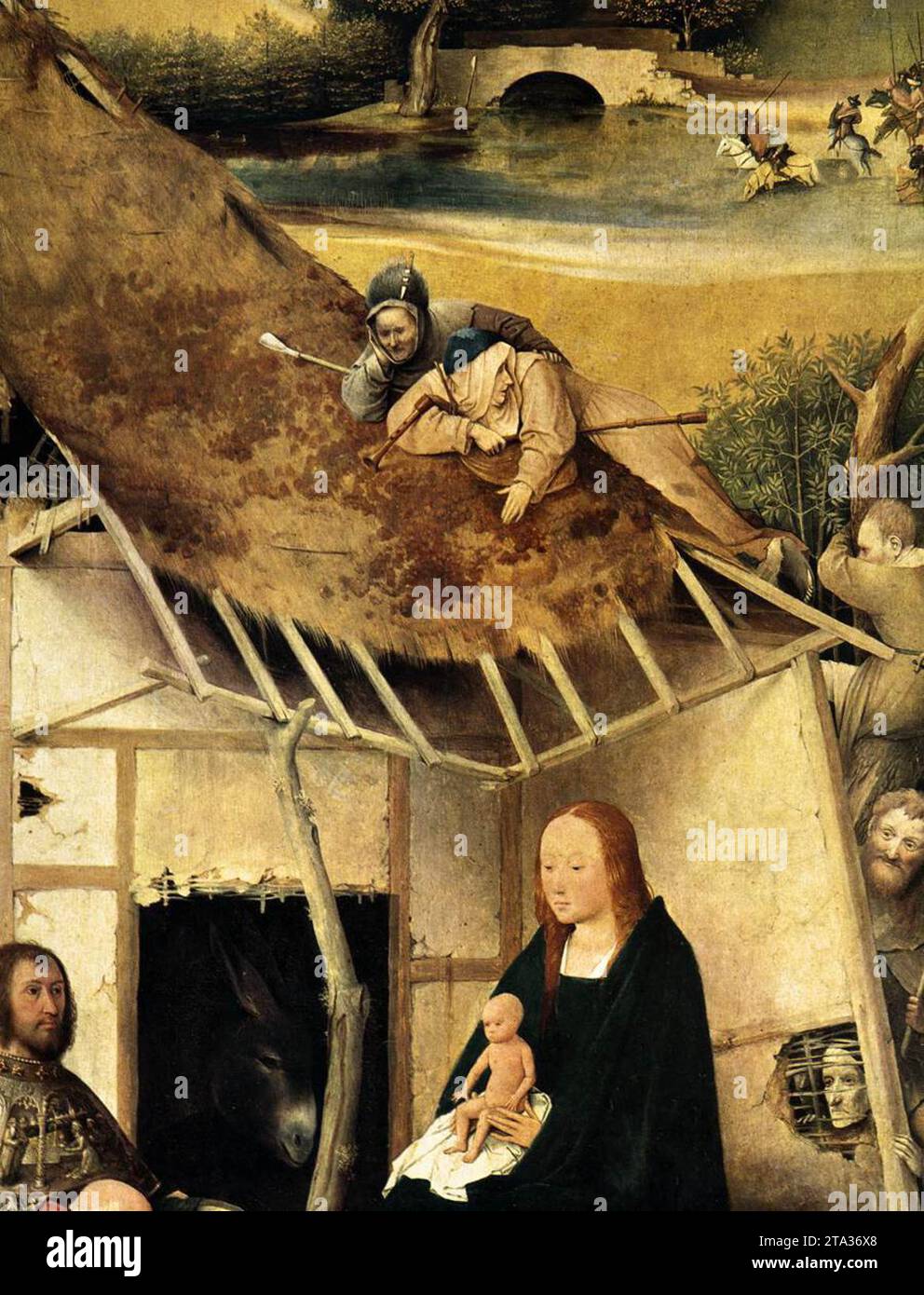 Adoration of the Magi (detail) c. 1510 by Hieronymus Bosch Stock Photo - Alamy