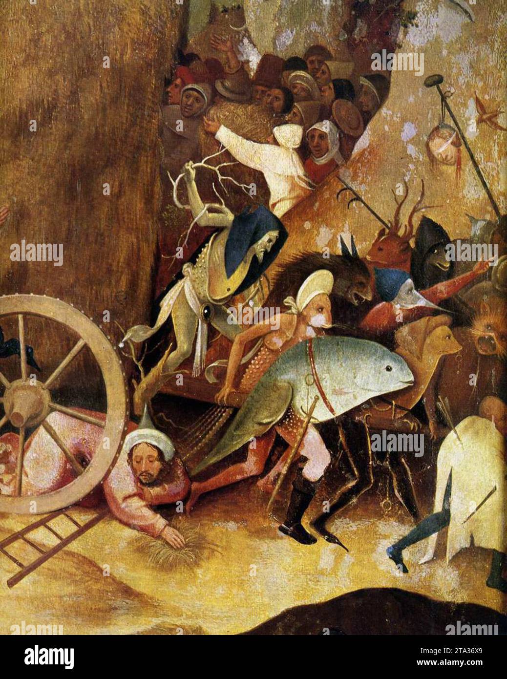 Triptych of Haywain (detail) 1500-02 by Hieronymus Bosch Stock Photo ... Triptych of Haywain (detail) 1500-02 by Hieronymus Bosch Stock Photo ...