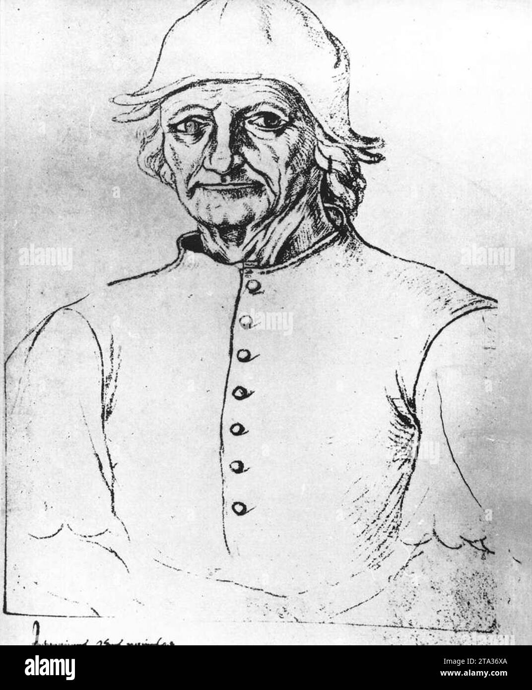 Portrait of Hieronymus Bosch - by Hieronymus Bosch Stock Photo - Alamy