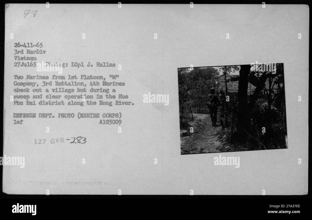 River military sweep operation Black and White Stock Photos & Images ...