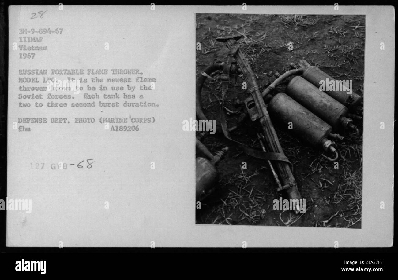 Portable flamethrower hi-res stock photography and images - Alamy