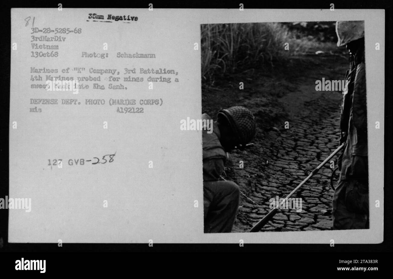 On October 13, 1968, Marines from K Company, 3rd Battalion, 4th Marines ...