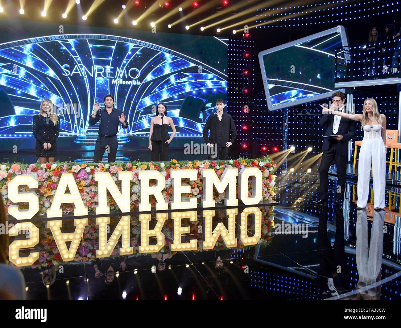 Rome, Italy. 28th Nov, 2023. Rome: Rai studios ex Dear. Boomerissima ...